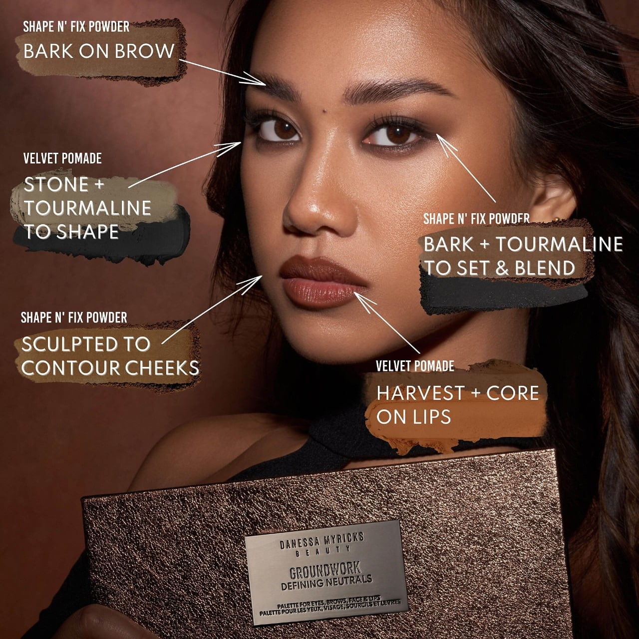 Groundwork: Defining Neutrals - Palette For Eyes, Brows, Face & Lips ...