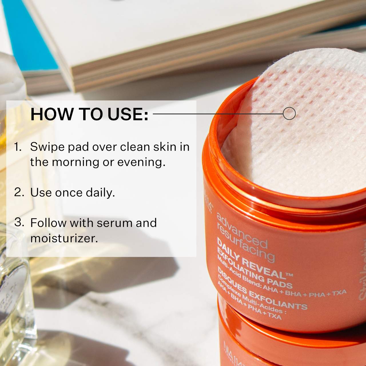 Daily Reveal ™ Exfoliating Face Pads With Aha + Bha + Pha + Txa | Oprah ...