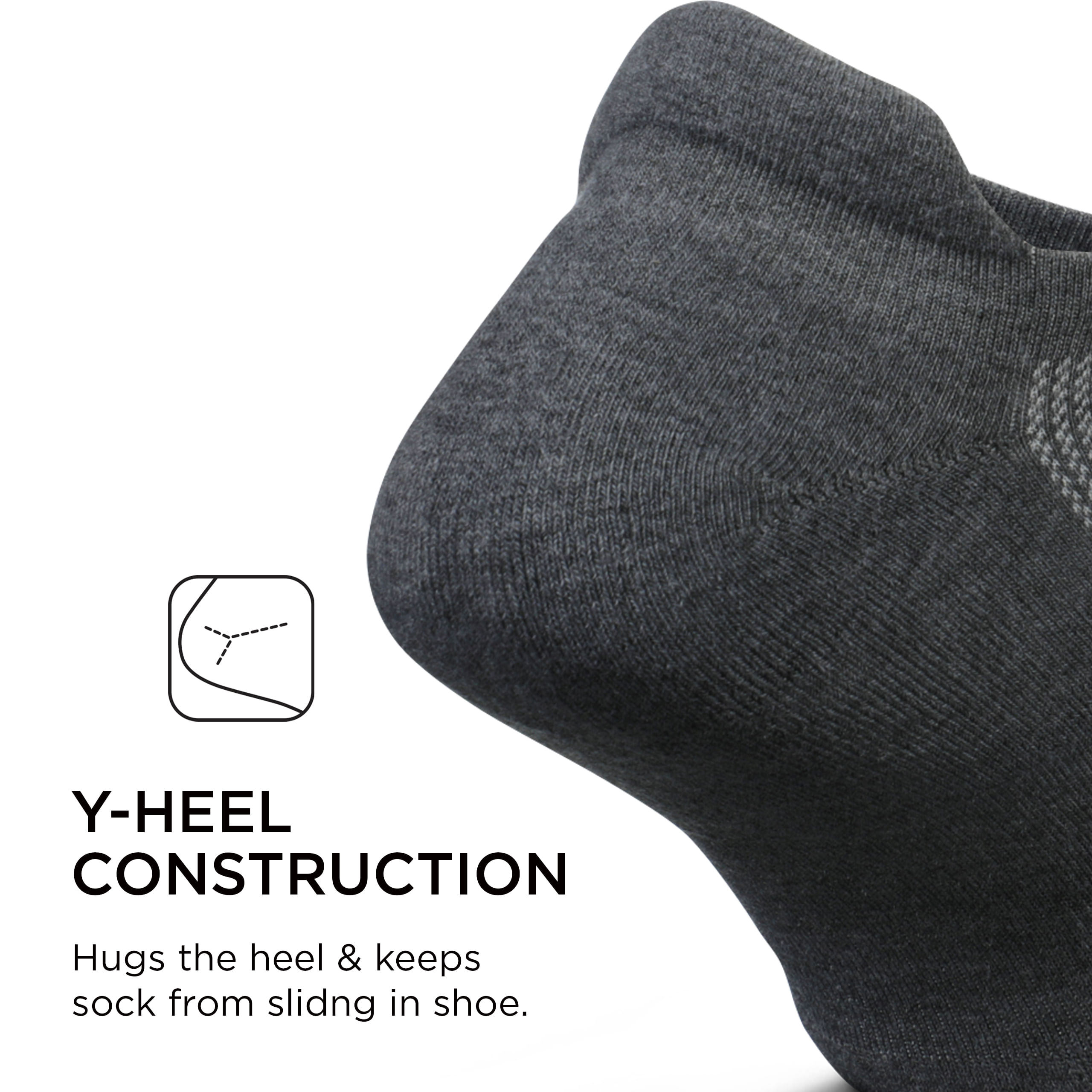 High Performance Cushion Ankle Sock - No Show Socks For Women & Men ...