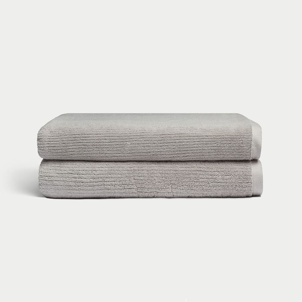 Ribbed Terry Bath Sheets | Oprah Daily Shop