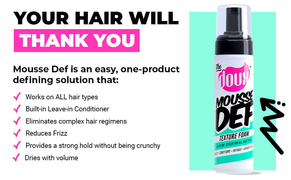 The Doux Mousse Def Texture Foam 7oz | Oprah Daily Shop