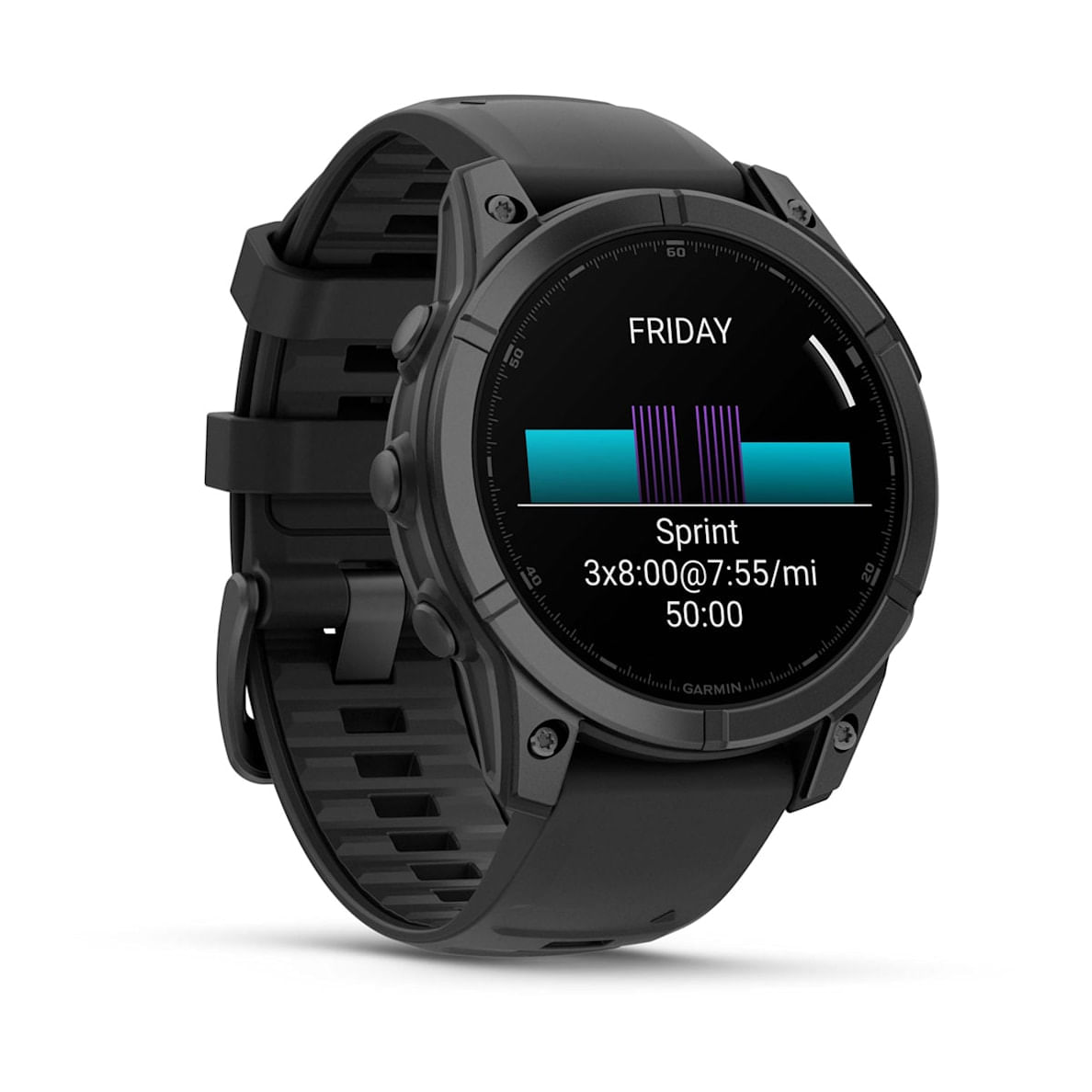 Garmin - Fēnix E GPS Smartwatch 47mm Fiber-reinforced Polymer ...